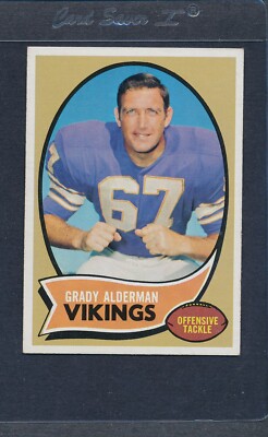 1970 Topps #108 Grady Alderman Vikings EX/MT *7579 | eBay
