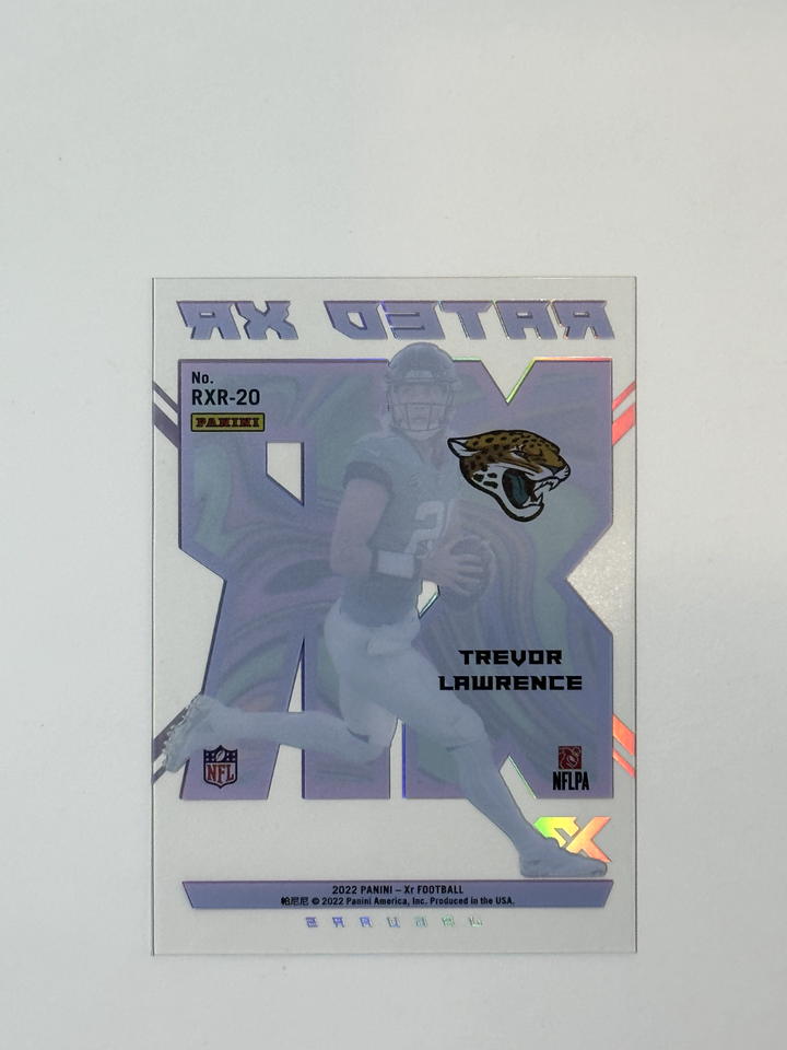 2022 Panini XR TREVOR LAWRENCE Rated XR Clear SSP Case Hit #RXR-20 | eBay