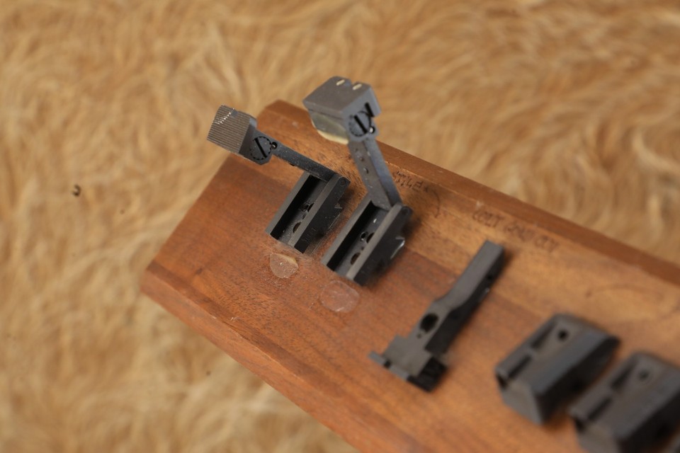 King's Gun Works, Gunsmith / Store Display Rear Sight Selection: Colt ...