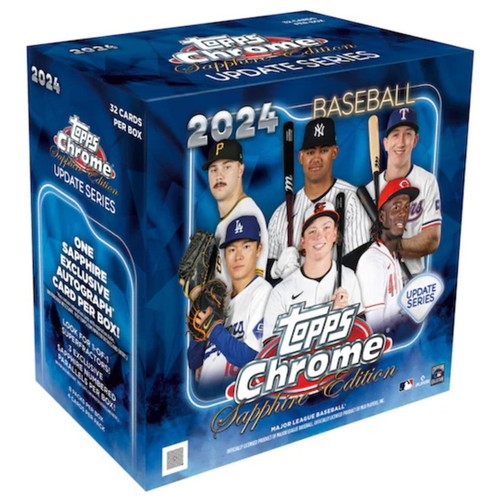 2024 Topps Chrome Update Series Sapphire Edition Baseball Trading Cards ...