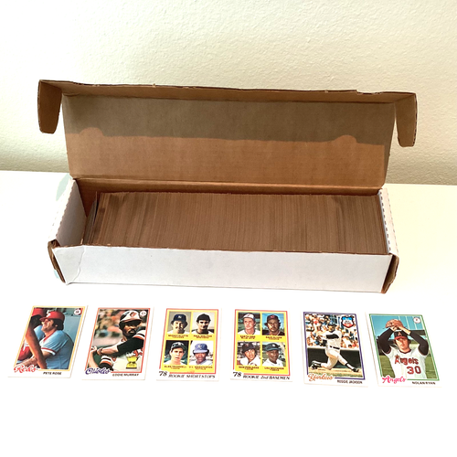 1978 Topps Baseball Complete Set 726 VG+ to MT Eddie Murray RC Trammell ...
