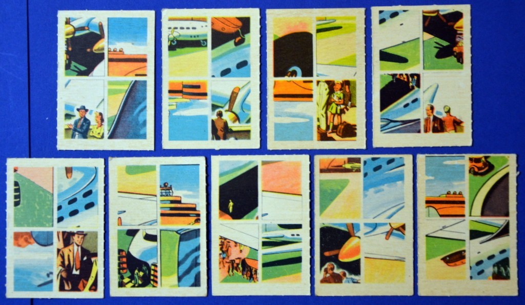 Partial Set: 9 of 15 KELLOGG'S ALL-WHEAT Series 3 PICTURE PUZZLE Cards ...