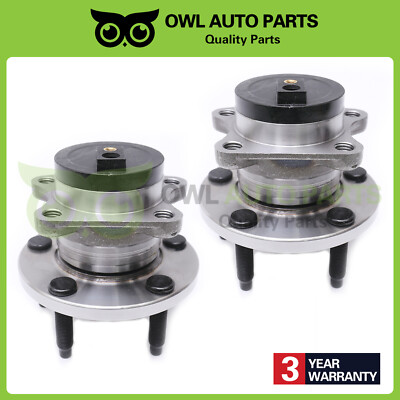 Set Rear Wheel Bearings Hubs For 2007 2008 Ford Edge Lincoln MKX 2WD ...