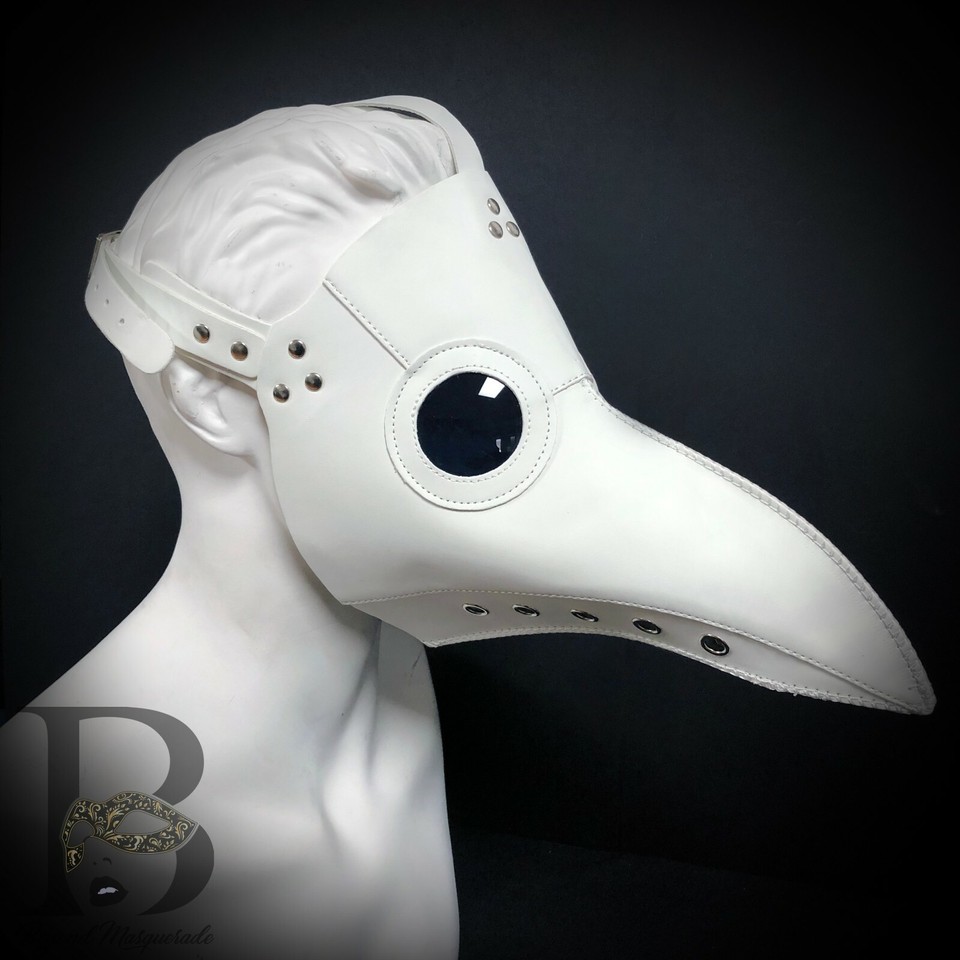 Plague Doctor Mask Long Nose Raven Bird Mask for Halloween Cosplay ...