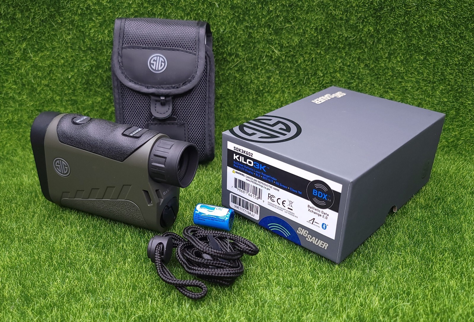 Sig Sauer KILO3K BDX Ballistic 6x22mm Laser Range Finder, Ranger Green ...