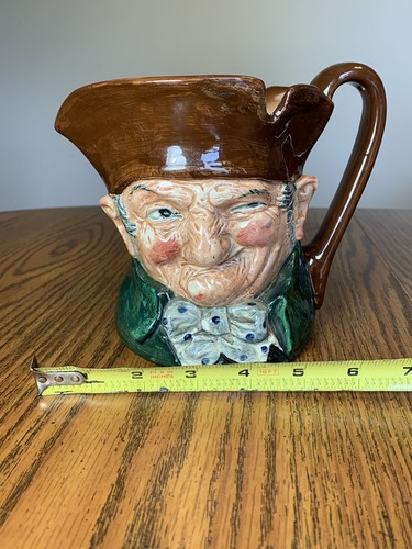 OLD CHARLEY Royal Doulton Character Toby Jug Mug Pitcher 6"tall Made In ...