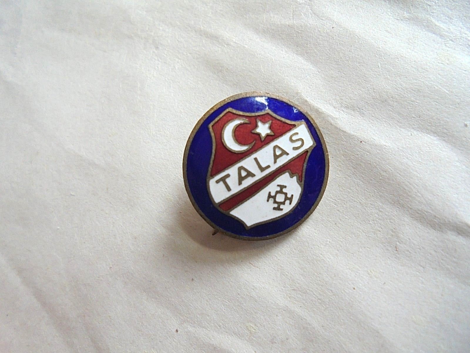 Vintage Talas Turkey Crest / Coat of Arms Enamel Souvenir Lapel Pin | eBay
