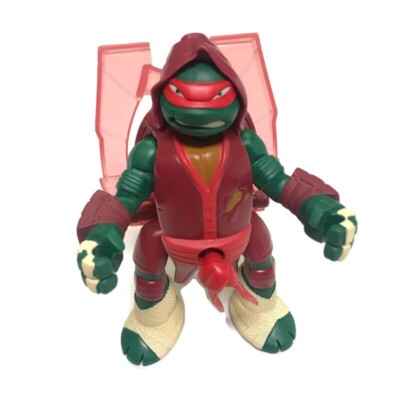 Teenage mutant Ninja turtles samurai Raphael red green sai hood mask ...