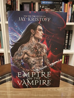 The Librarian Empire Of The Vampire Signed Jay Kristoff First Edition ...