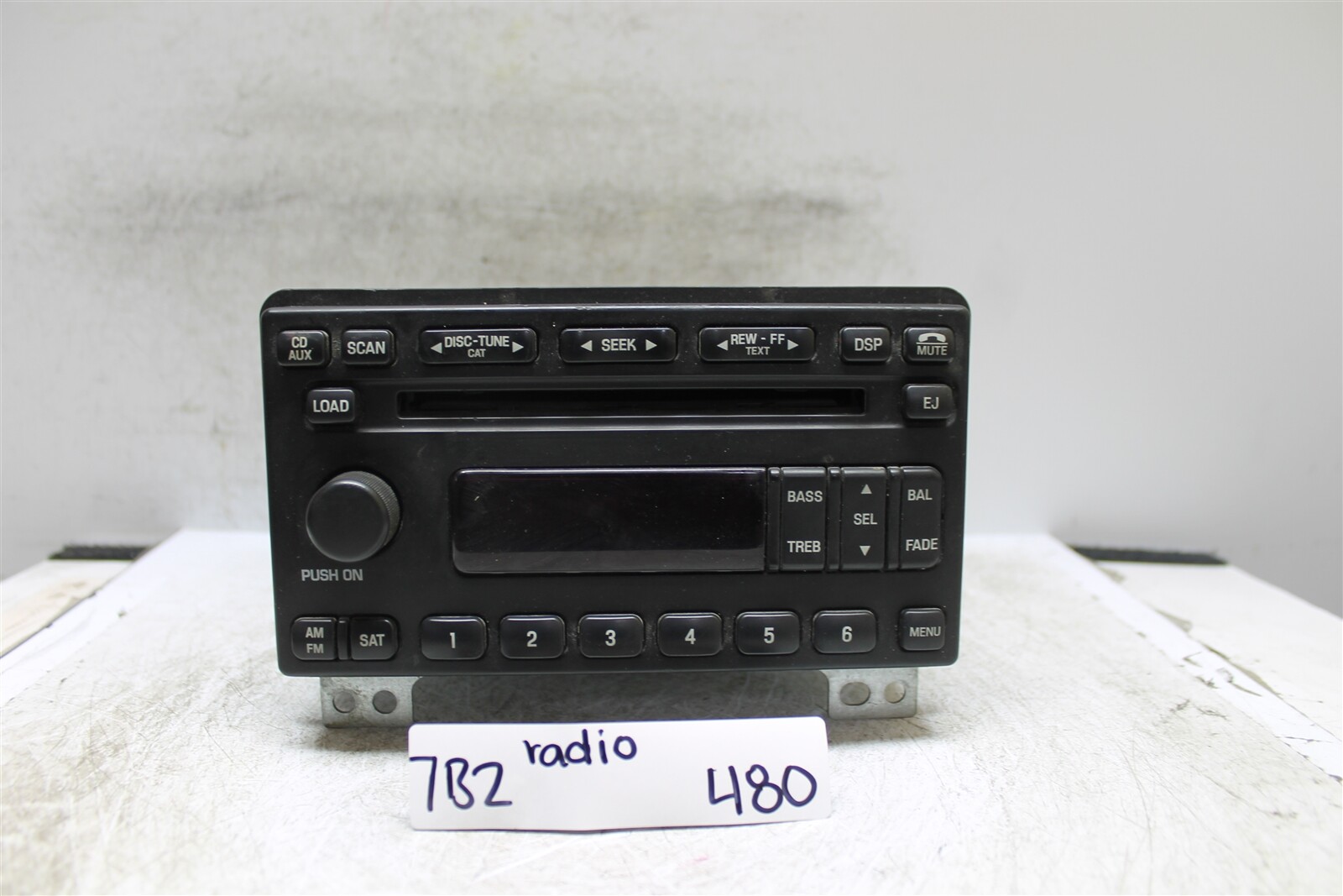 03-05 Lincoln Aviator AM FM Radio Receiver CD Player 4C5T18C815AF ...