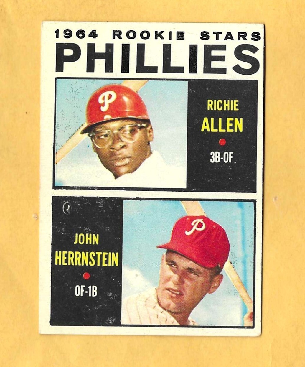 1964 topps # 243 RICHIE ALLEN rookie card PHILLIES rookie stars EX/EX+ ...