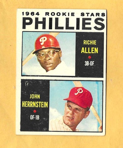1964 topps # 243 RICHIE ALLEN rookie card PHILLIES rookie stars EX/EX+ ...