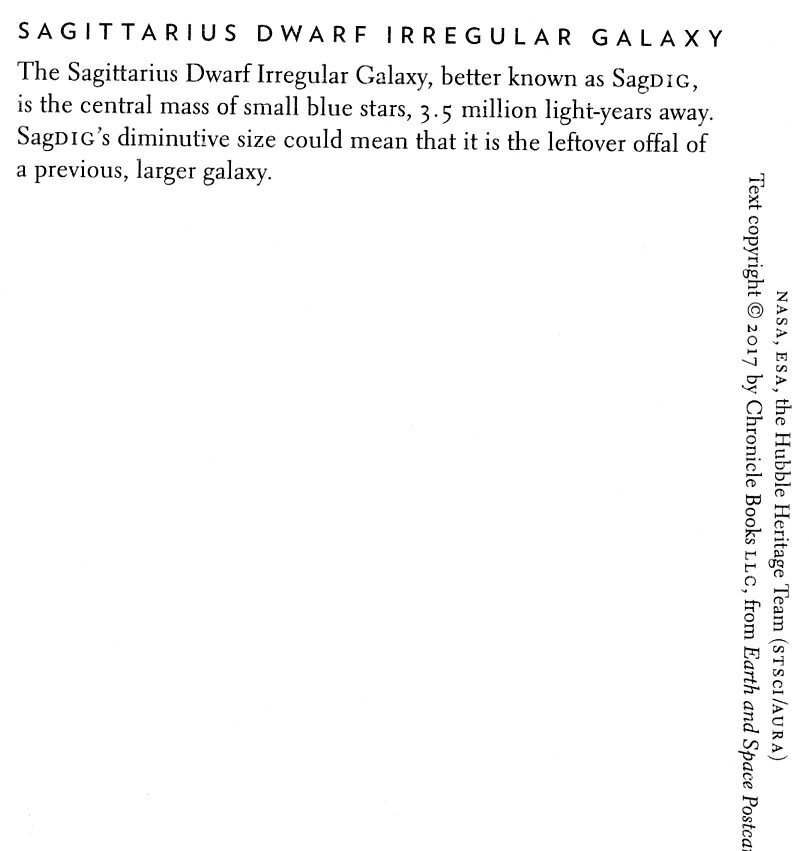Sagittarius Dwarf Galaxy Nasa
