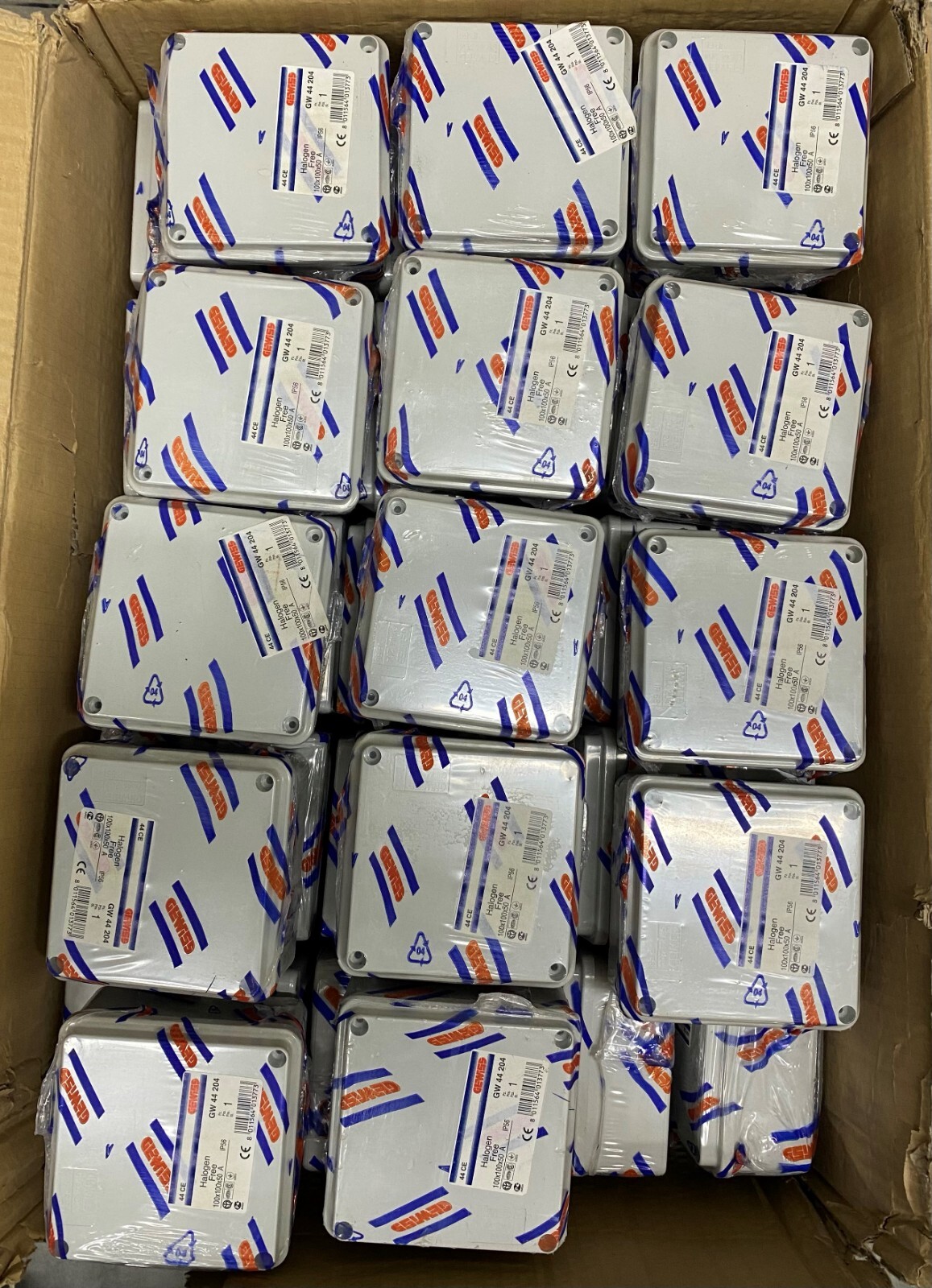 GEWISS GW44204 Junction Box With Plain Screwed LID - IP56 ...