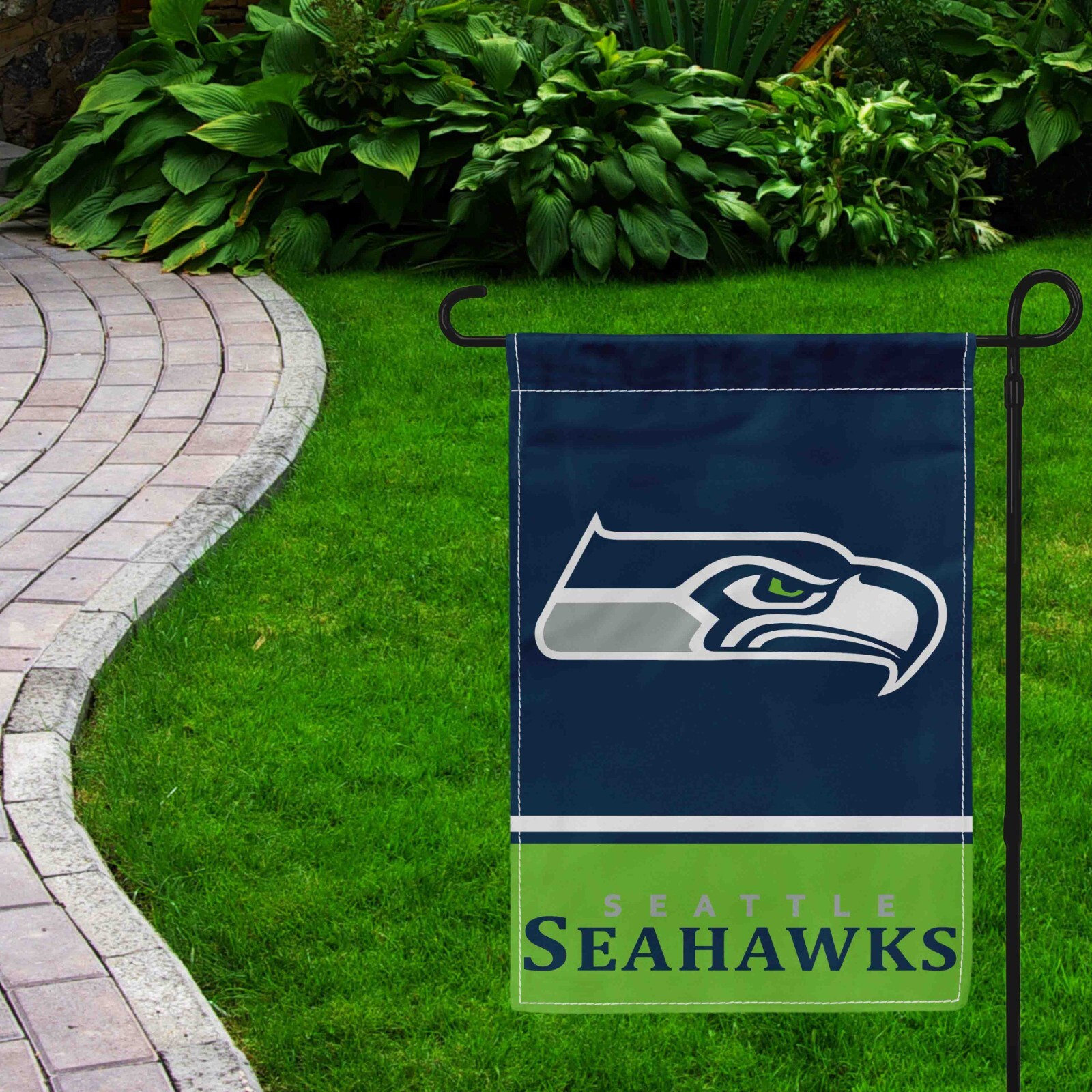 For Seattle Seahawks Football Fans 12x18" Garden Flag Double Sided Yard ...
