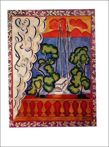 1972 Vintage Print Henri Matisse Window in Tahiti 1935 Fine Art Print ...