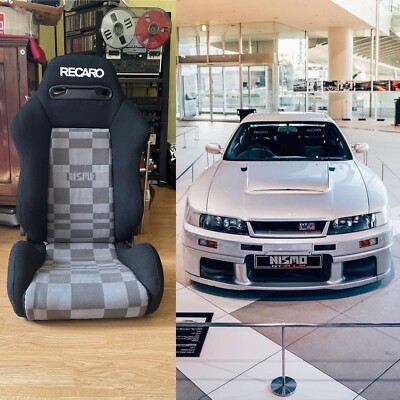 NISMO OLD LOGO RECARO SR BUCKET SEAT GTR 400r steering wheel r33 r32 ...