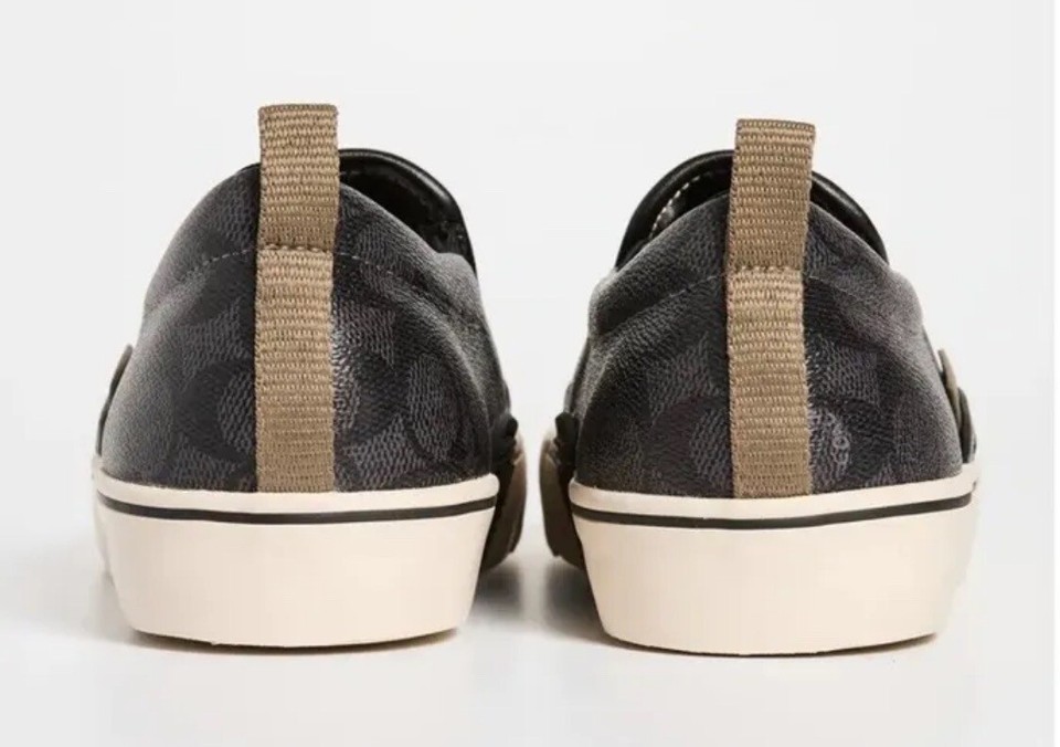 Coach New York Signature Rexy Slip On Skate Sneakers Men's 8.5 / Women ...