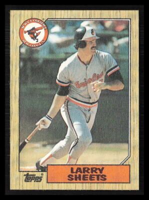 Larry Sheets 1987 Topps #552 Baltimore Orioles | eBay
