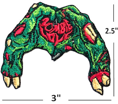 Zombie LOVE Apocalypse Patch Iron-on Applique Mutated Infected Undead ...