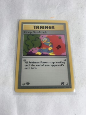 Pokémon Card Team Rocket Goop Gas Attack 1st Edition 78/82 | eBay