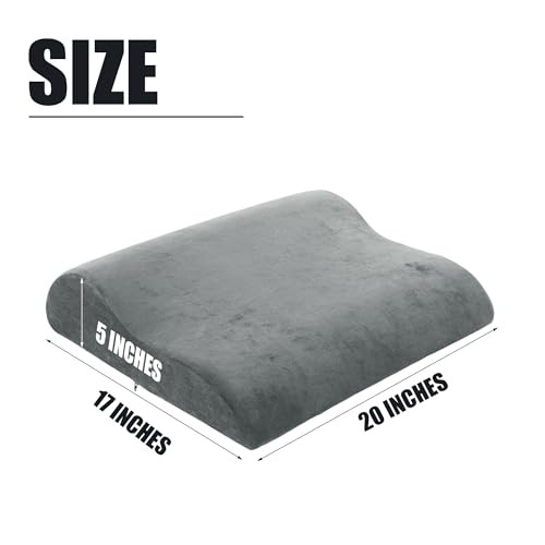 Extra Large Recliner Leg Pillow, Memory Foam Foot Rest Cushion Wave ...