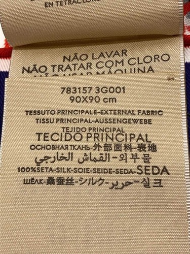 Authentic GUCCI Interlocking Flower Pattern Multicolor Navy Scarf 86 x ...