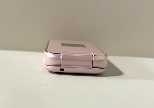 Fujitsu docomo F-01G Pink Raku-Raku Phone Basic 4 Japanese Flip Phone ...