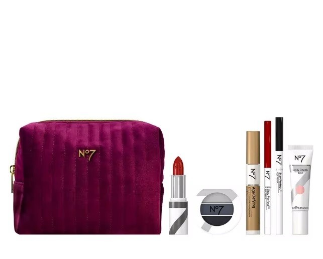 No7 ️ Get the Look Glamorous Night 6 Piece Make-Up Set & Bag ️ Gift Set ...