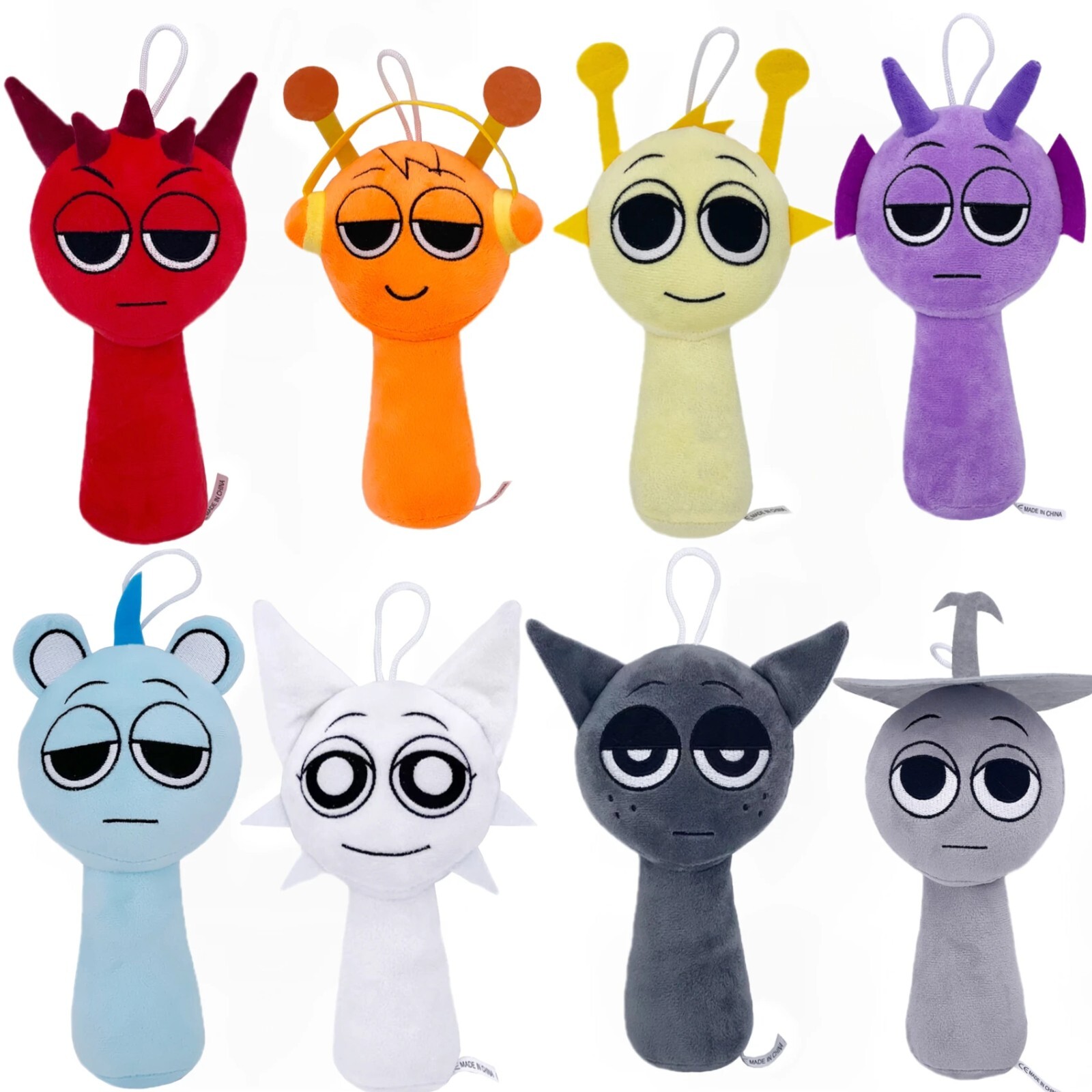 Sprunki Soft Plush Toys Plush Doll 9.8" Sprunki Horror Game Cartoon ...