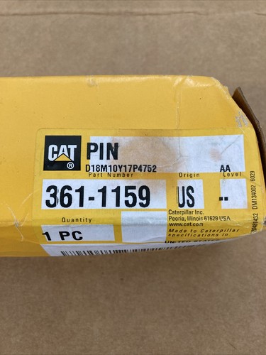 Caterpillar pin, CAT P/N- 361-1159 | eBay