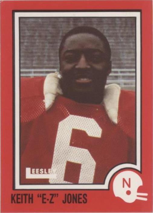 1989 Leesley Nebraska Cornhuskers - Keith Jones #02 Go Big Red (RC) for ...