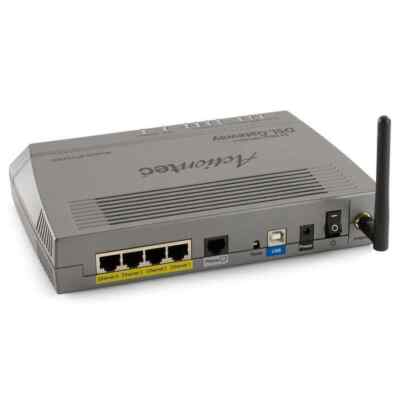 Actiontec GT704WG Wireless DSL Modem/Router w/ Power Adapter & Cable ...