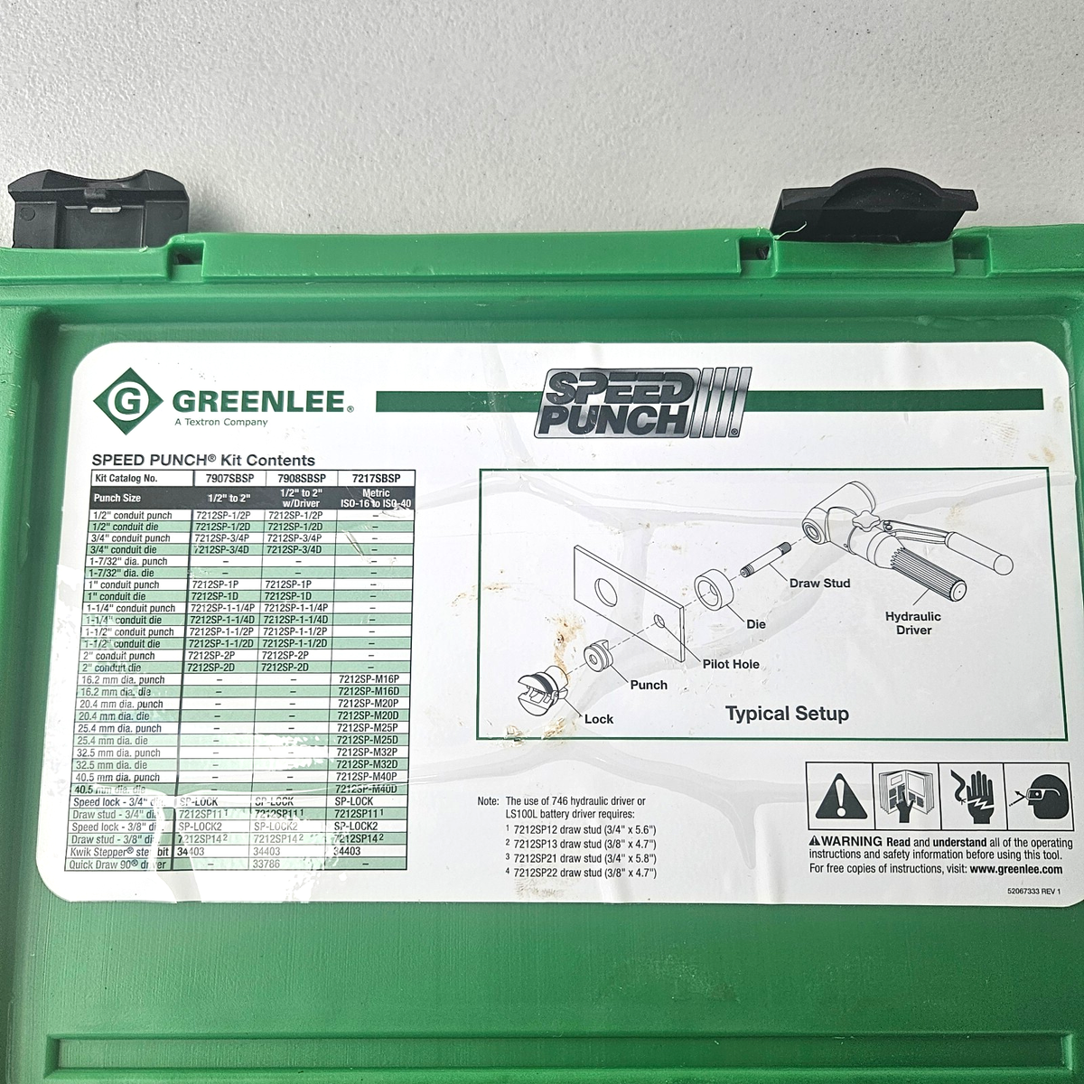 Greenlee Tools Greenlee 7212SP21 Stainless Steel Long Drawstud - 3/4 ...