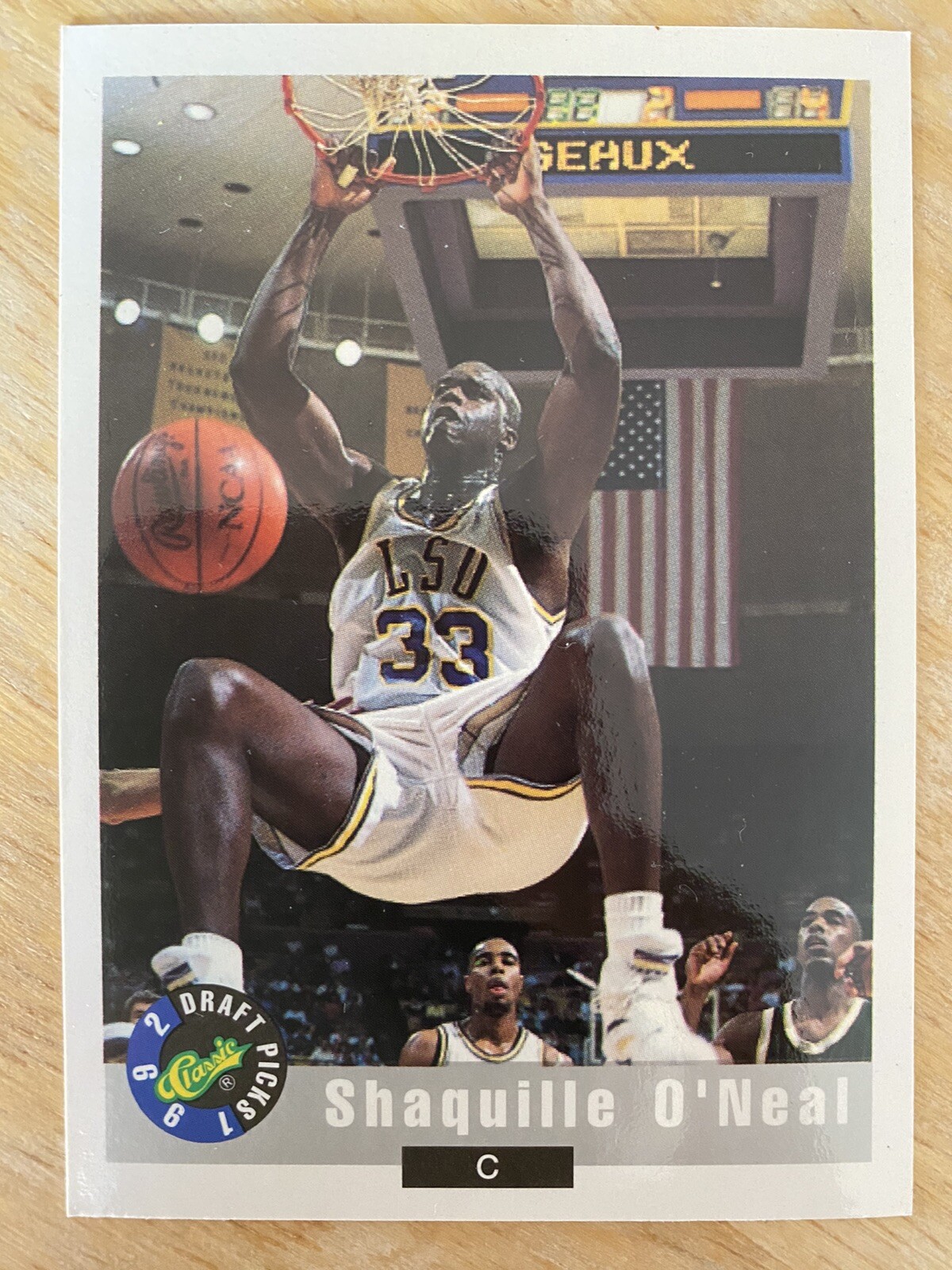 1992 Classic Draft Picks #1 SHAQUILLE O'NEAL RC Shaq - LSU Magic Lakers ...