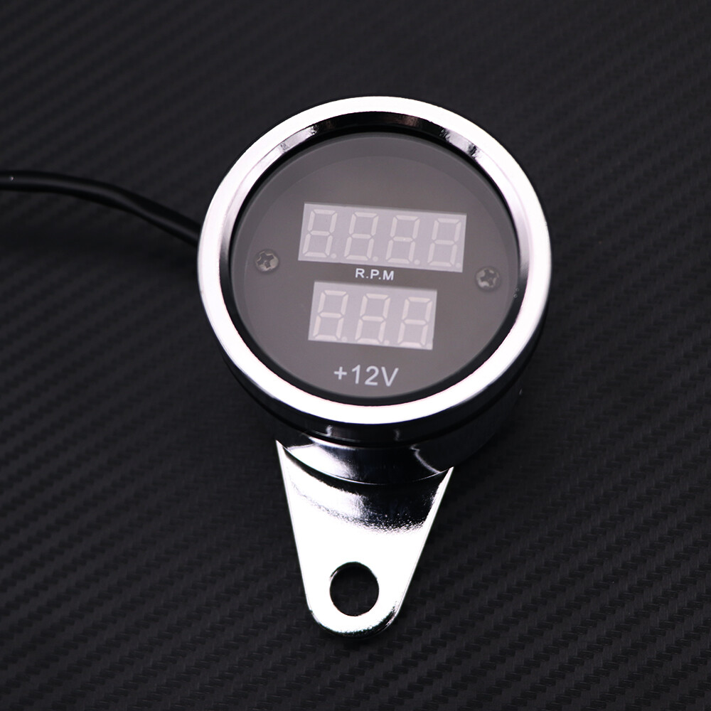 Universal Mount Motorcycle Voltmeter Digital Voltage Meter 3.4 A Quick