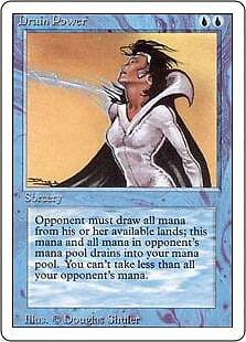 Magic MTG - Drain Power - Revised - 3ème Edition - PLAYED - EN | eBay