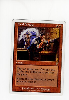 Final Fortune 7th Edition LP MTG Magic the Gathering 1 | eBay