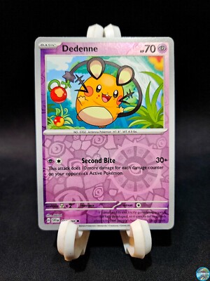 Pokemon Card DEDENNE 095/198 Reverse Holo Common SCARLET & VIOLET BASE ...