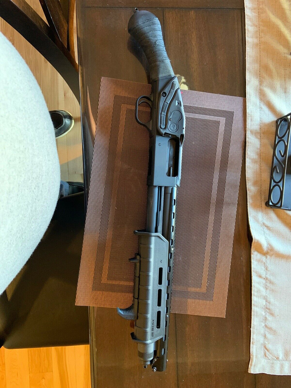 (BATTLE WORN) MOSSBERG 590 SHOCKWAVE Tactical Steel HEAT SHIELD 12 and ...