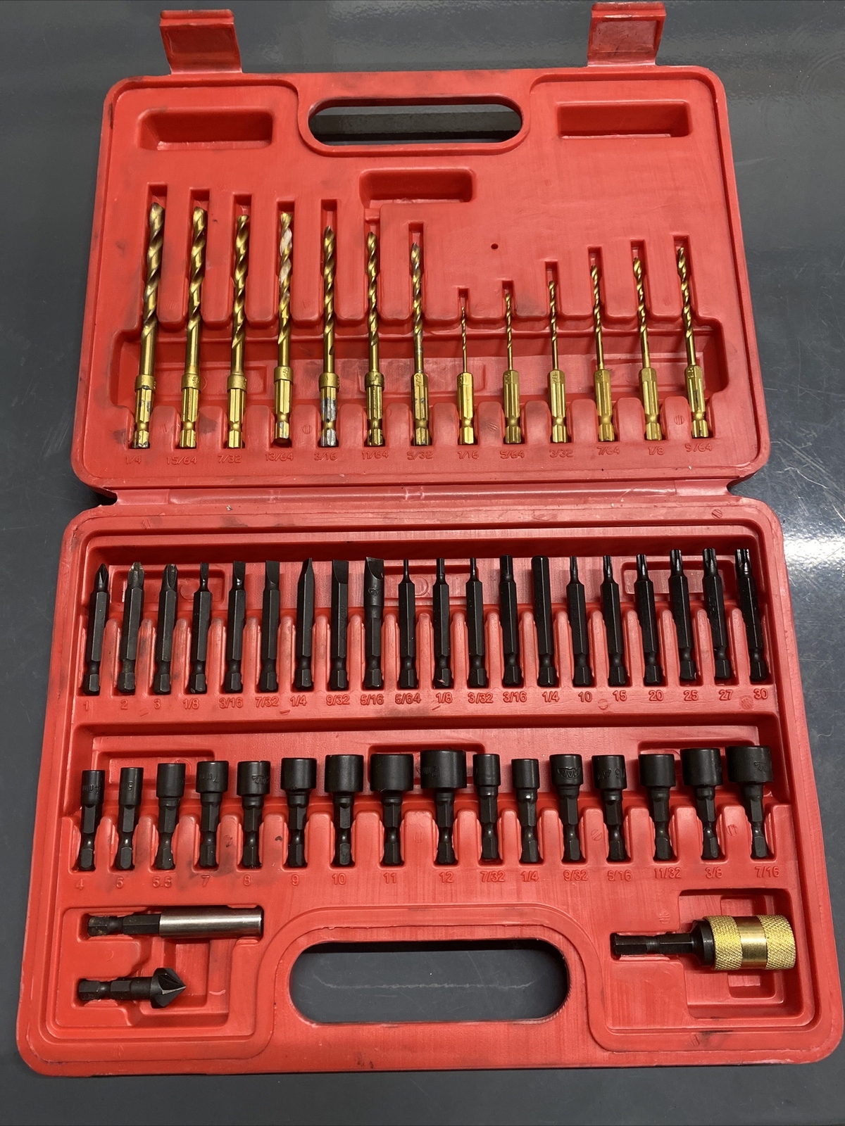 Mac Tools 52 PC Quick Connect Drill Bit Set QCS37520A for sale online ...