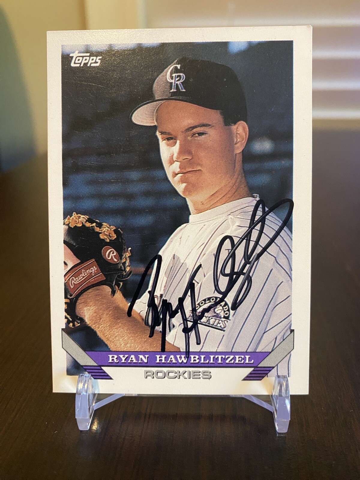 1993 Topps - #648 Ryan Hawblitzel - On Card Auto | eBay