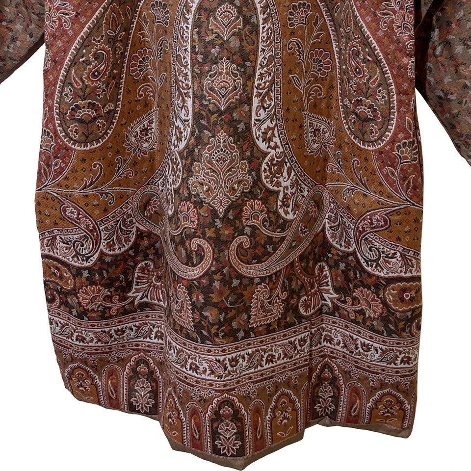 Luxurious Beautiful Handmade Pashmina Wool Embroidered Unisex Cashmere ...