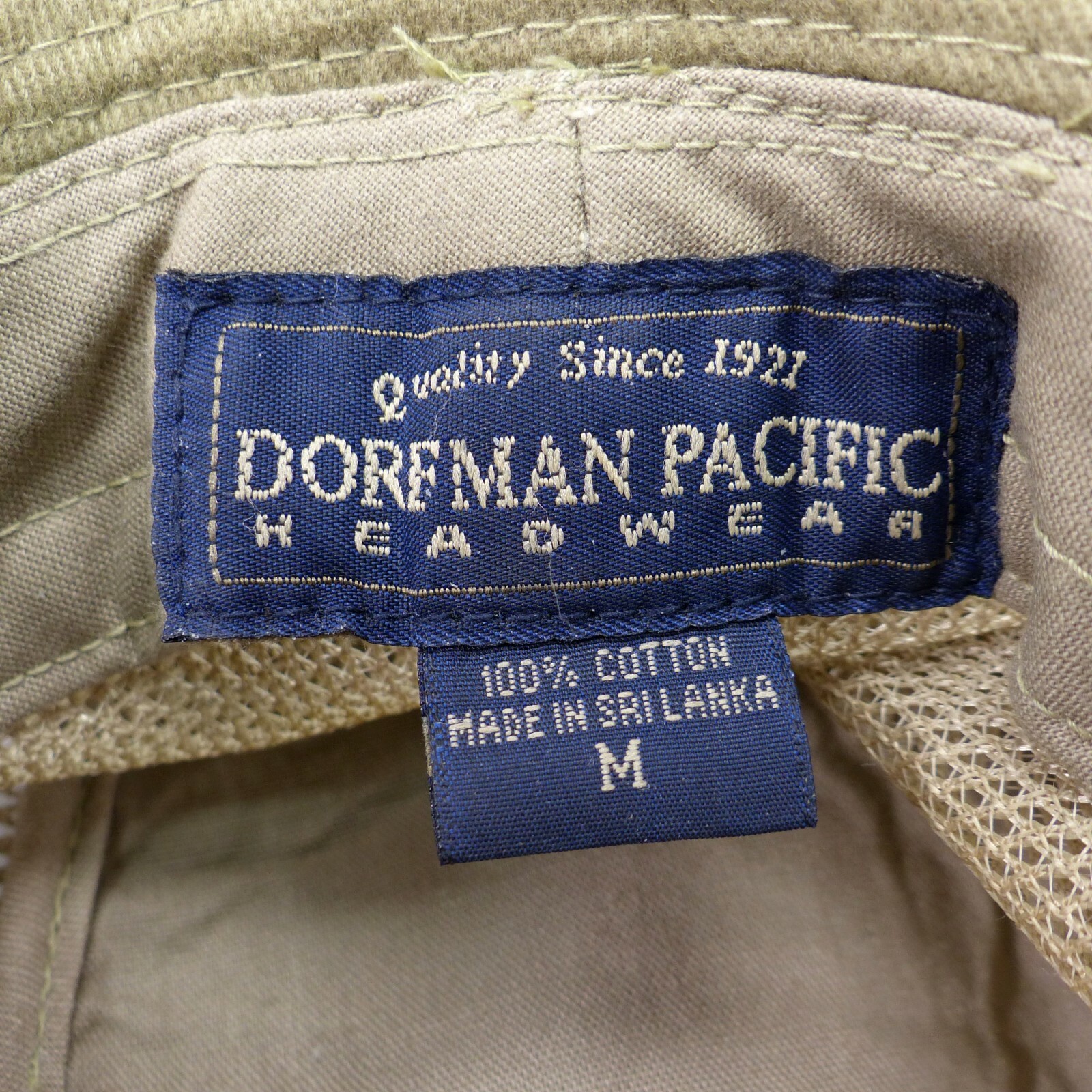 Dorfman Pacific Hat Safari Outback Bush Brushed Twill… - Gem