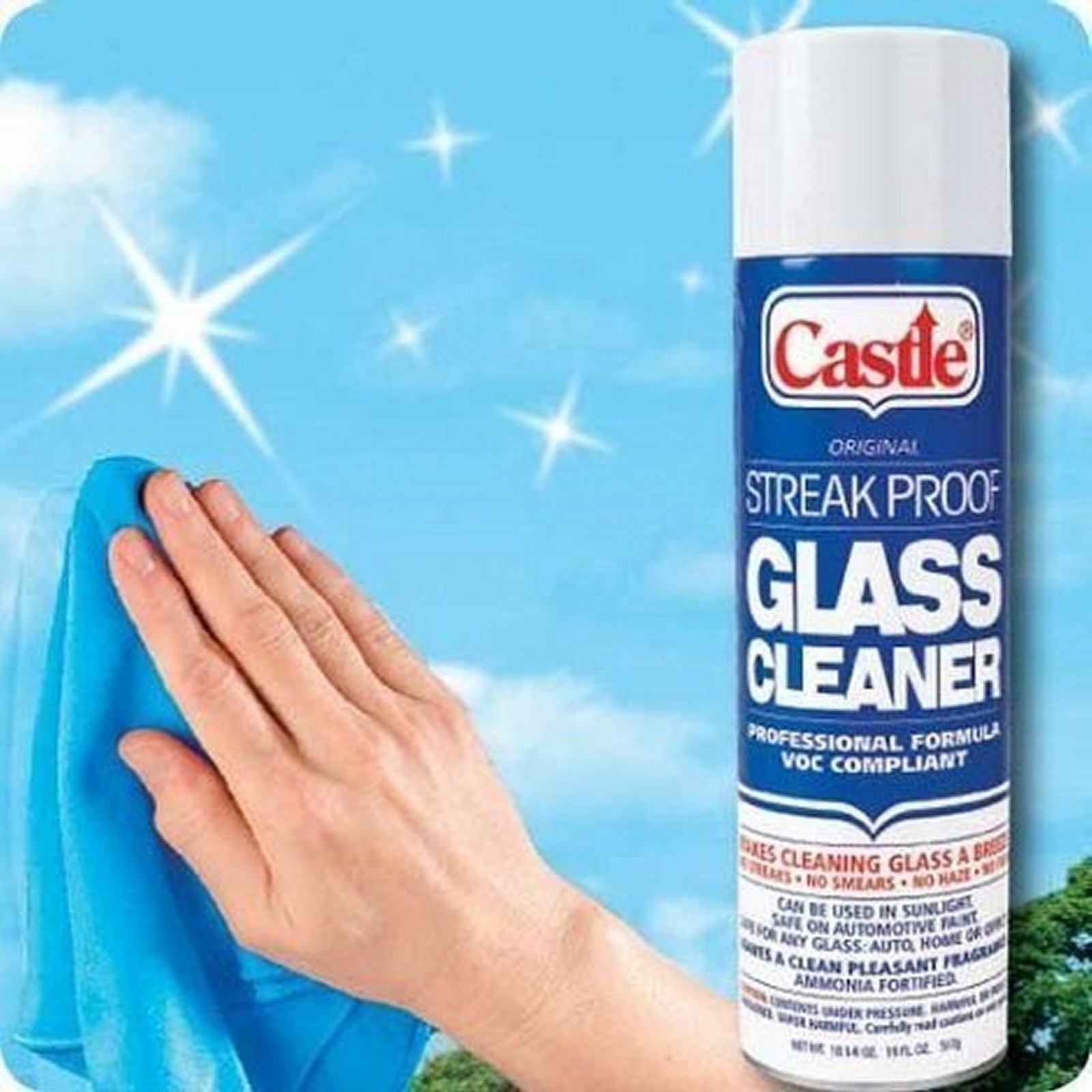 Castle C2003 Streak Proof Glass Cleaner 12-pack (case) by NDS Supply ...