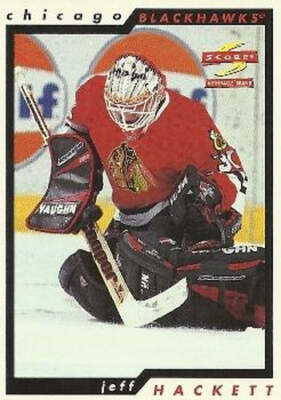 #85 Jeff Hackett - Chicago Blackhawks - 1996-97 Score Hockey | eBay