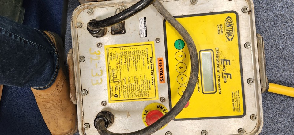 Central Plastics Easy Fuse Electrofusion Processor | eBay