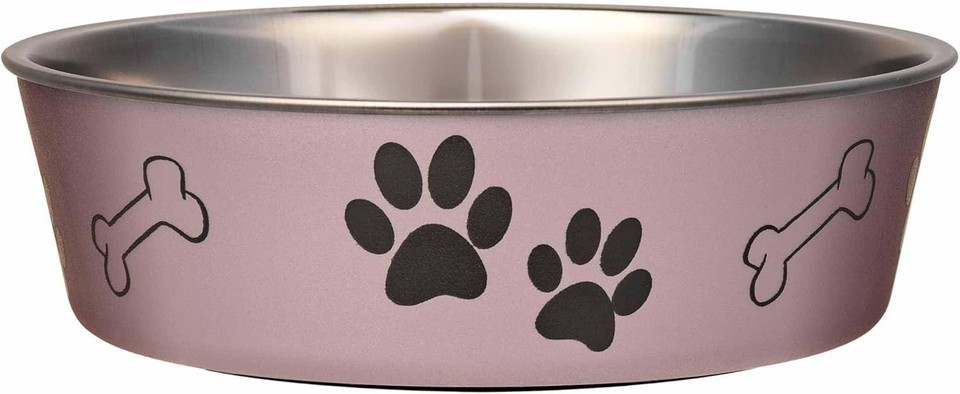 Durable Stainless Steel Bella Bowl - Large No Spill Dog Food & Water ...
