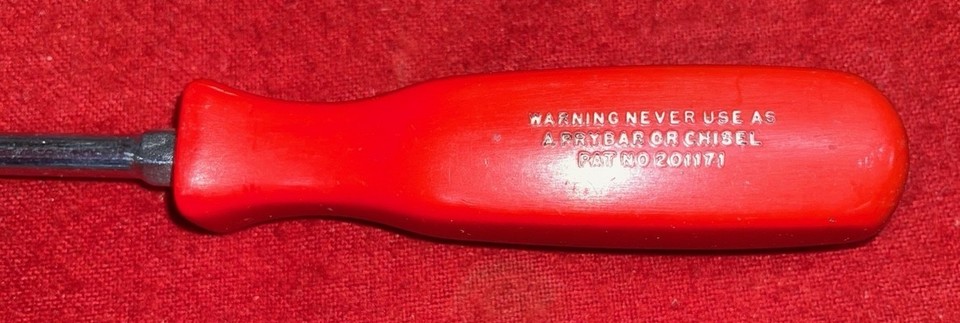 Snap-on Tools SSDZ42 #2 Phillips Screwdriver Red Handle Posi Drive USA ...