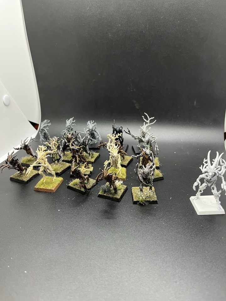Warhammer Wood Elf Dryad Unit Partially Painted | eBay